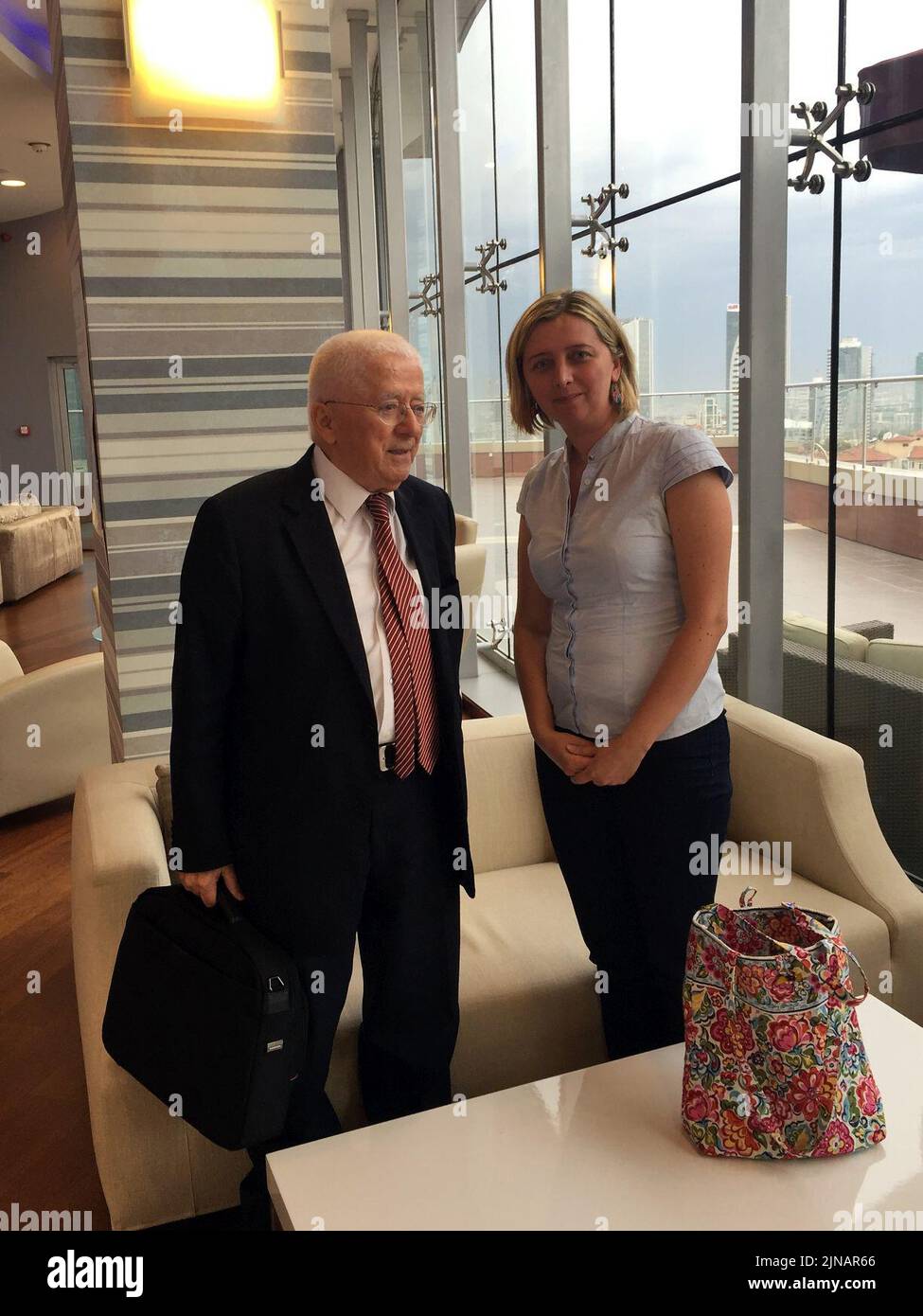 Tarhan Erdem with Yıldız Yazıcıoğlu Stock Photo - Alamy
