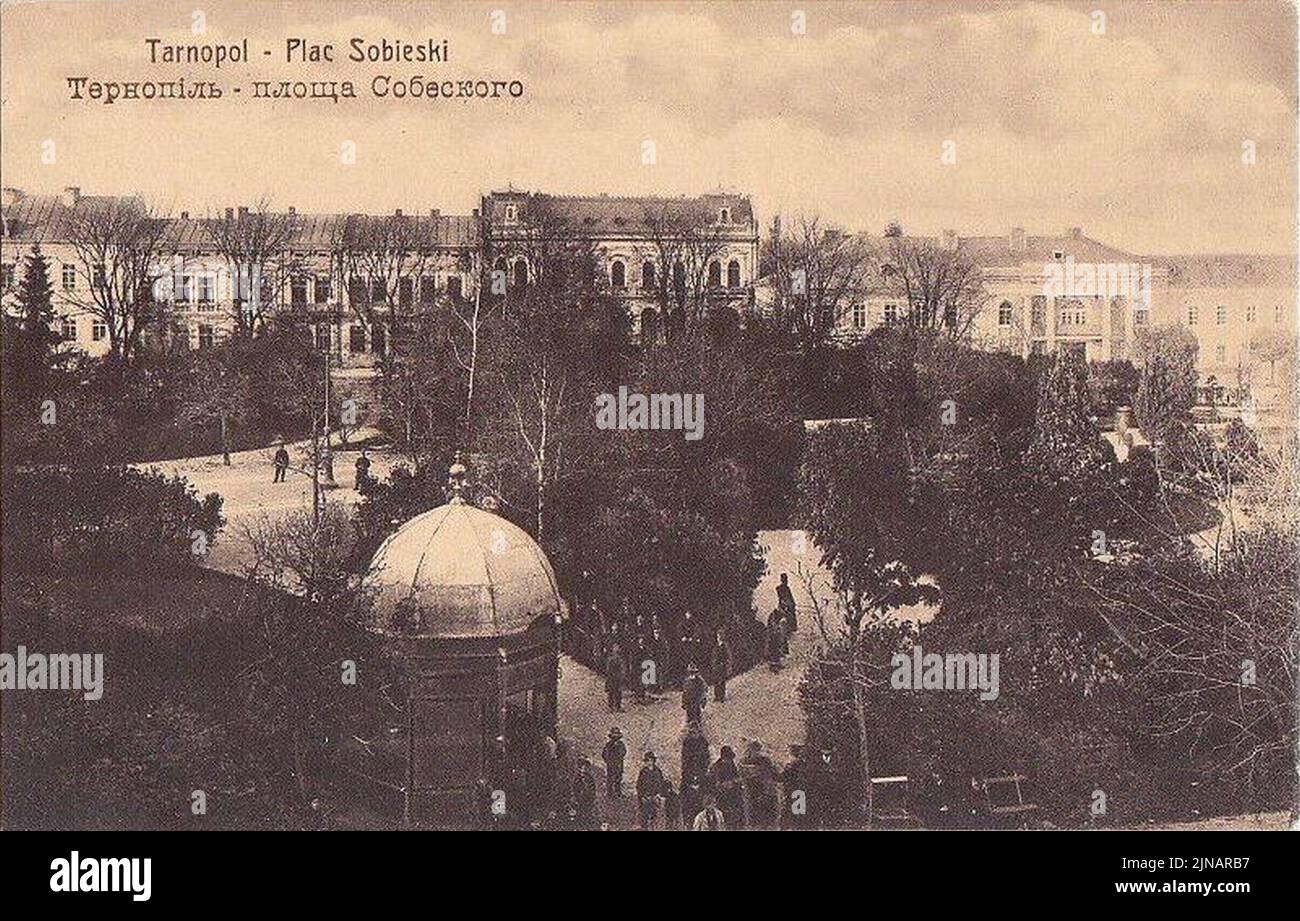 Tarnopol - Plac Sobieski Stock Photo - Alamy