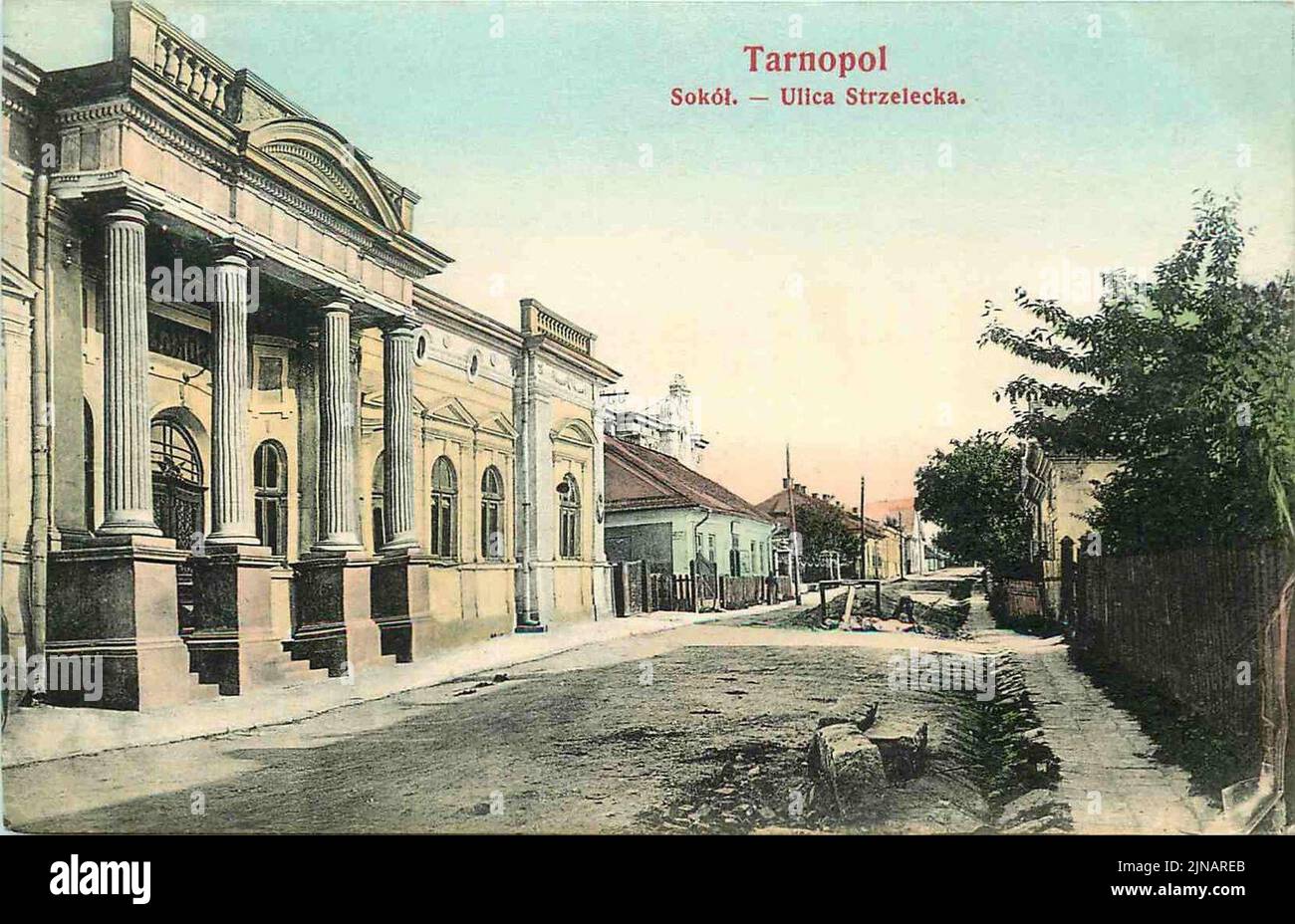 Tarnopol. Sokół. - Ulica Strzelecka Stock Photo - Alamy