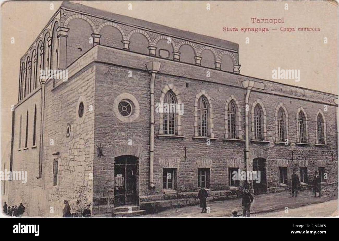 Tarnopol. Stara synagoga Stock Photo - Alamy