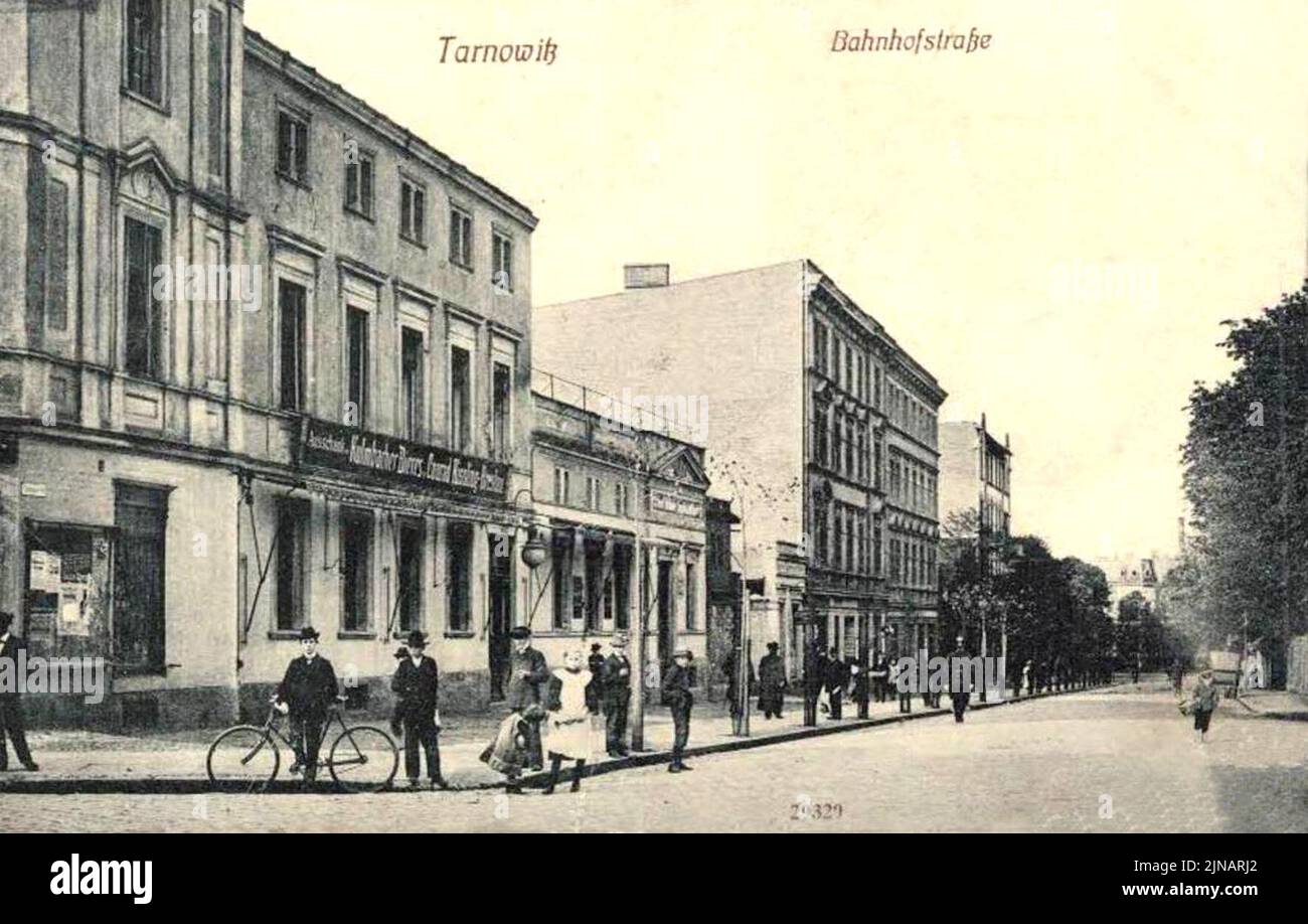 Tarnowitz Bahnhofstraße 05 Stock Photo - Alamy