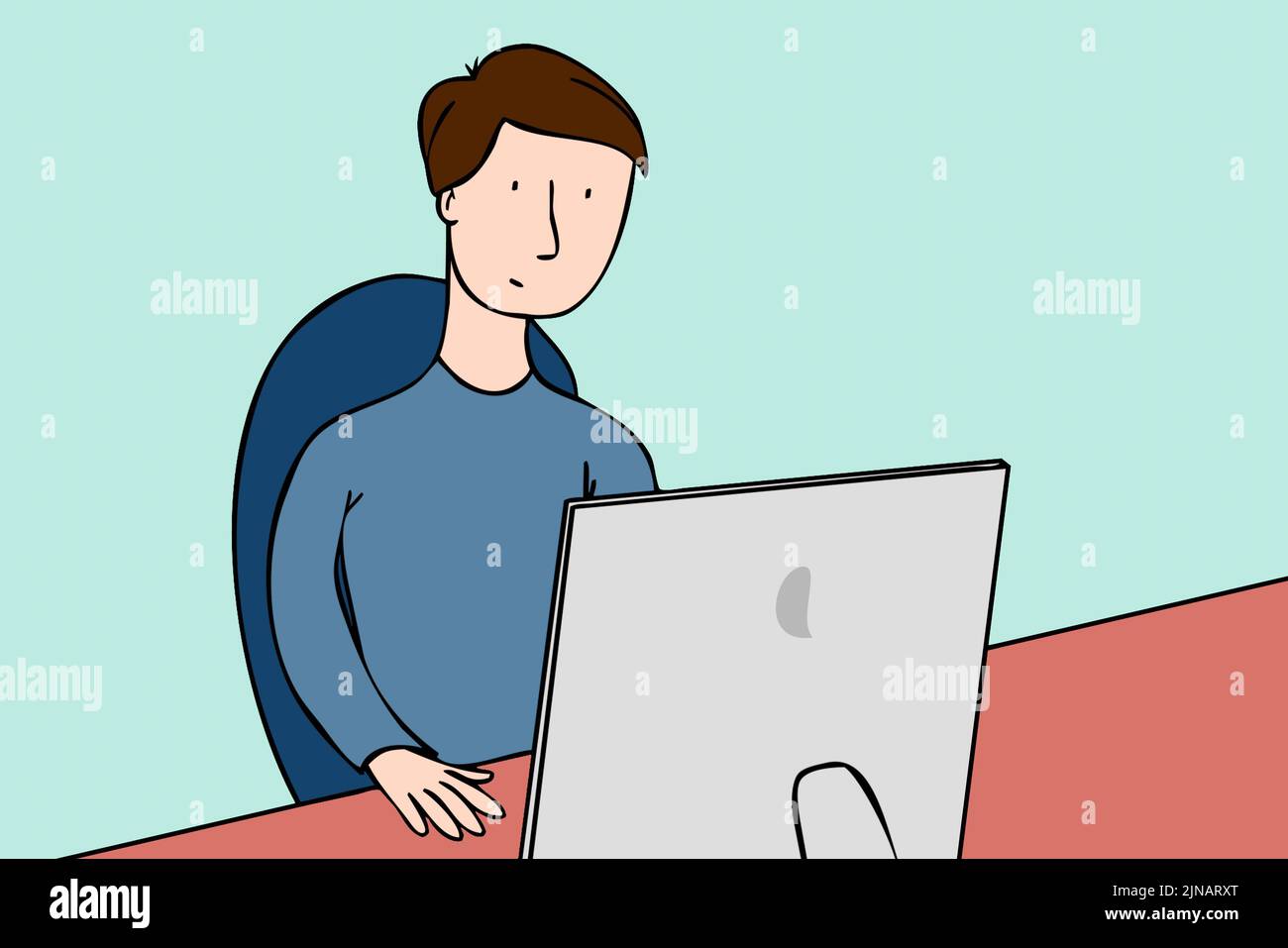 Cartoon male hi-res stock photography and images - Alamy