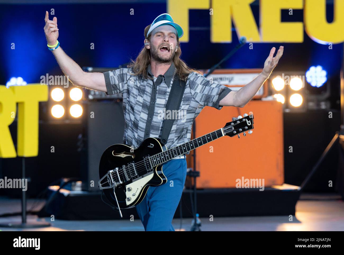 Munich, Germany. 10th Aug, 2022. Peter Brugger, singer of the ...