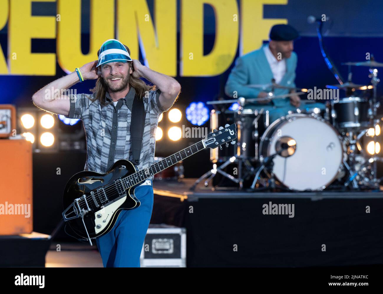 Munich, Germany. 10th Aug, 2022. Peter Brugger, singer of the ...