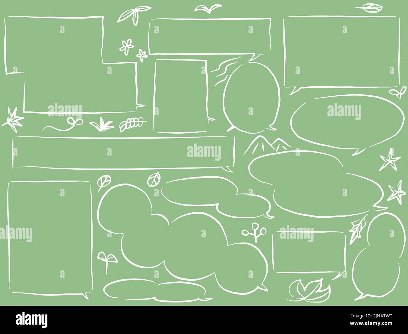 Hand drawn cartoon balloon illustration set Stock Vector Image & Art ...