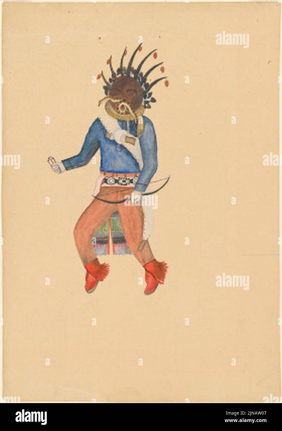 Tasanaiyo (Walpi), A Chief Kachina from First Mesa Stock Photo - Alamy