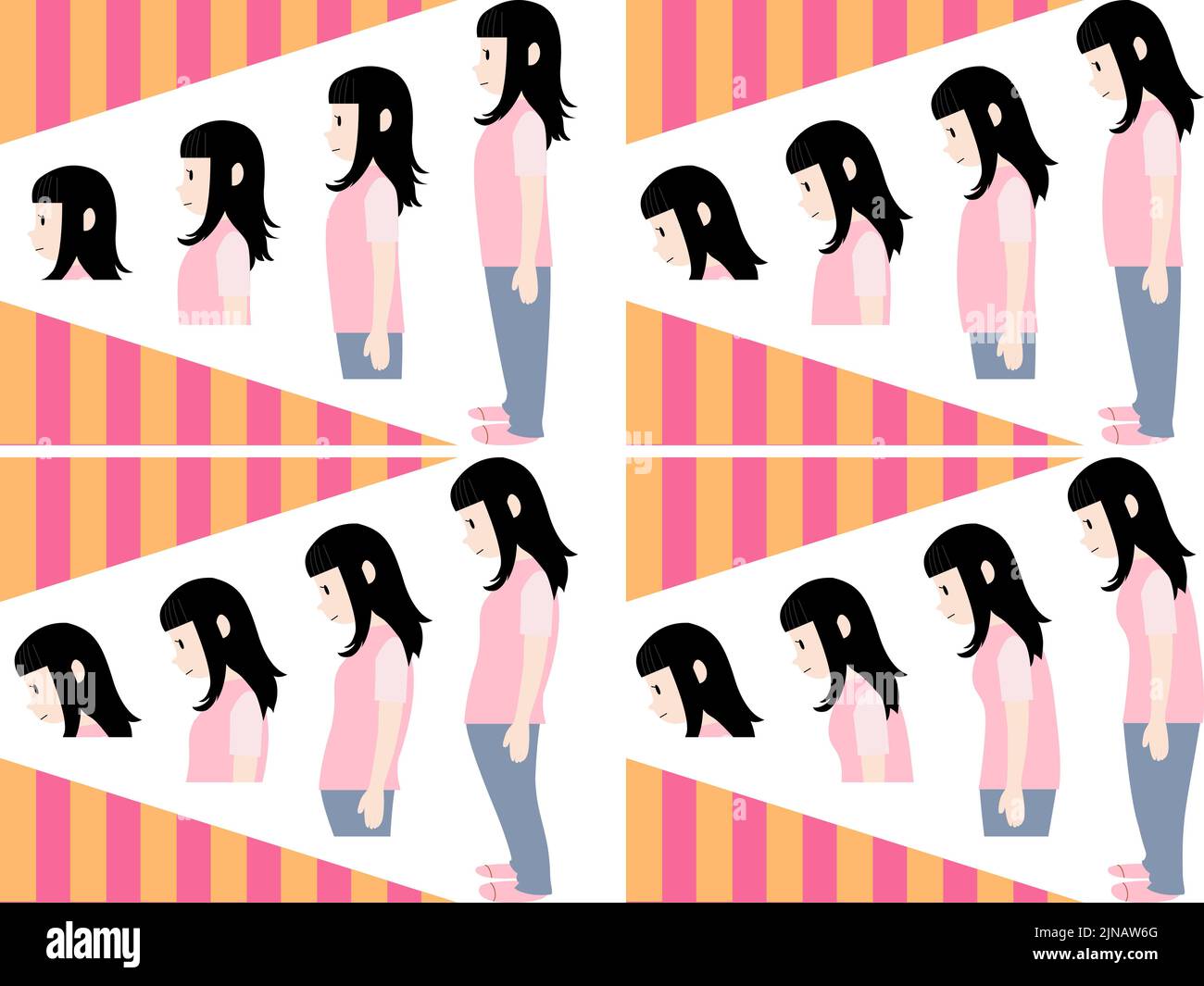 Good posture and bad posture Stock Vector Image & Art - Alamy