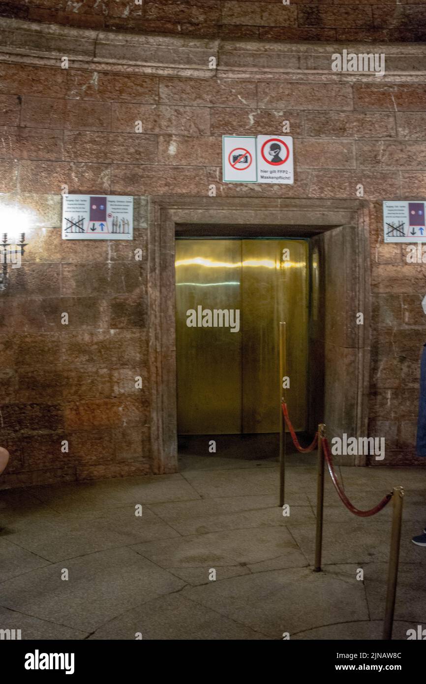Elevator leading to Kehlsteinhaus, Eagles Nest, Berchtesgaden, Austria ...
