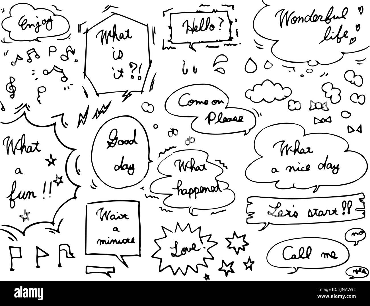 Conversations cartoon Stock Vector Images - Alamy
