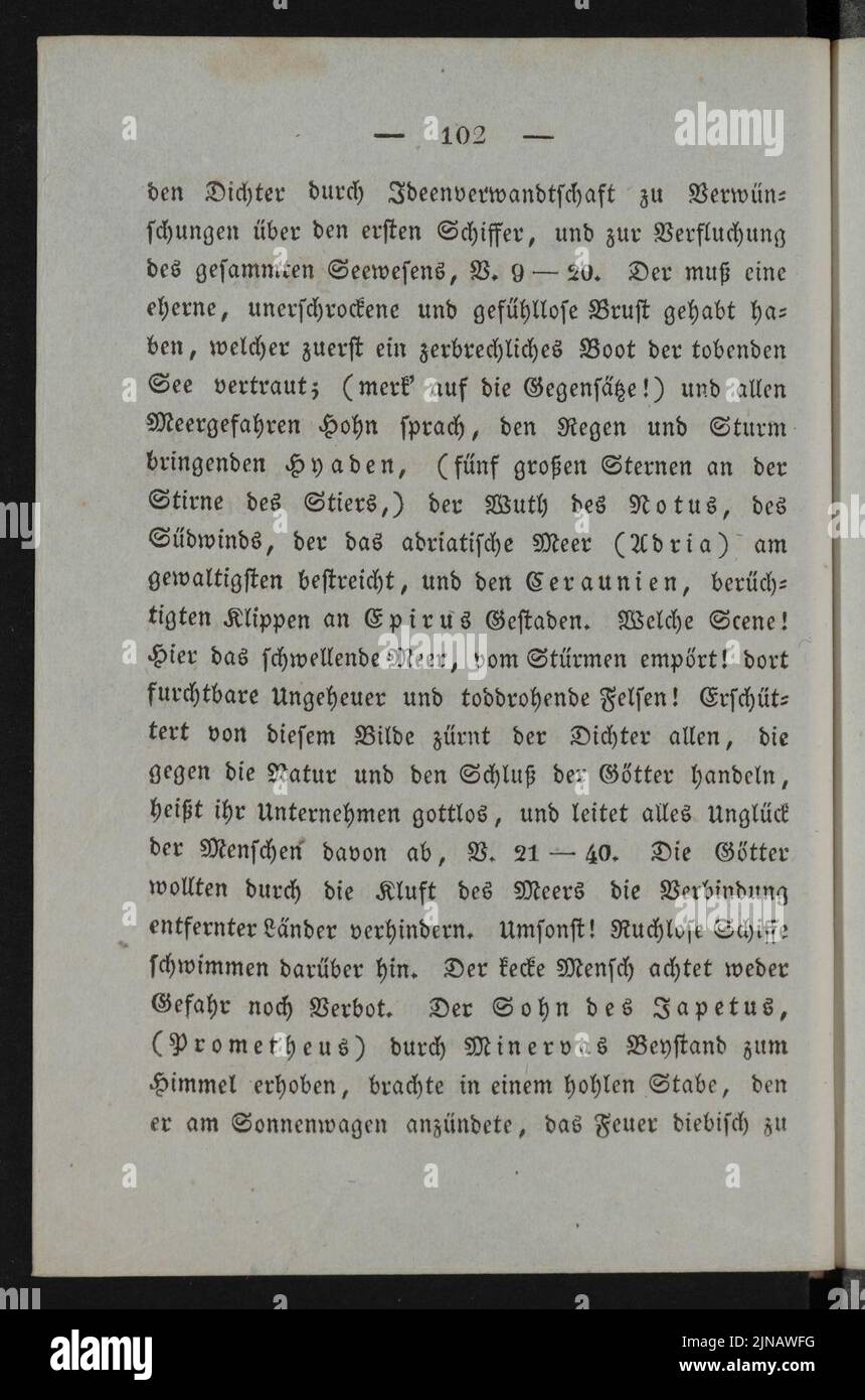 Taschenbuch von der Donau 1824 102 Stock Photo - Alamy