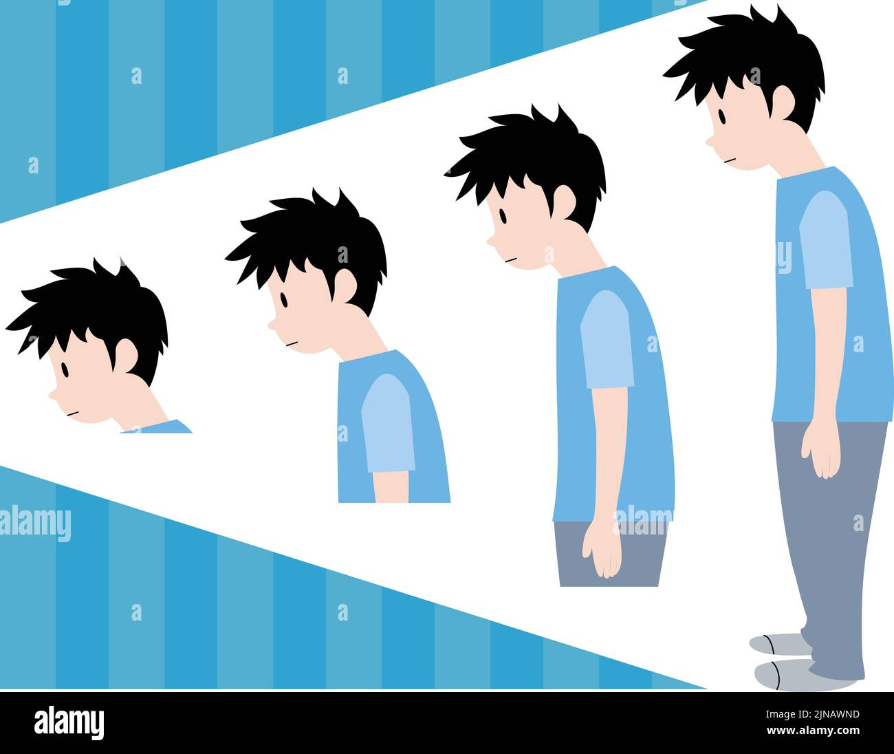 Good posture and bad posture Stock Vector Image & Art - Alamy