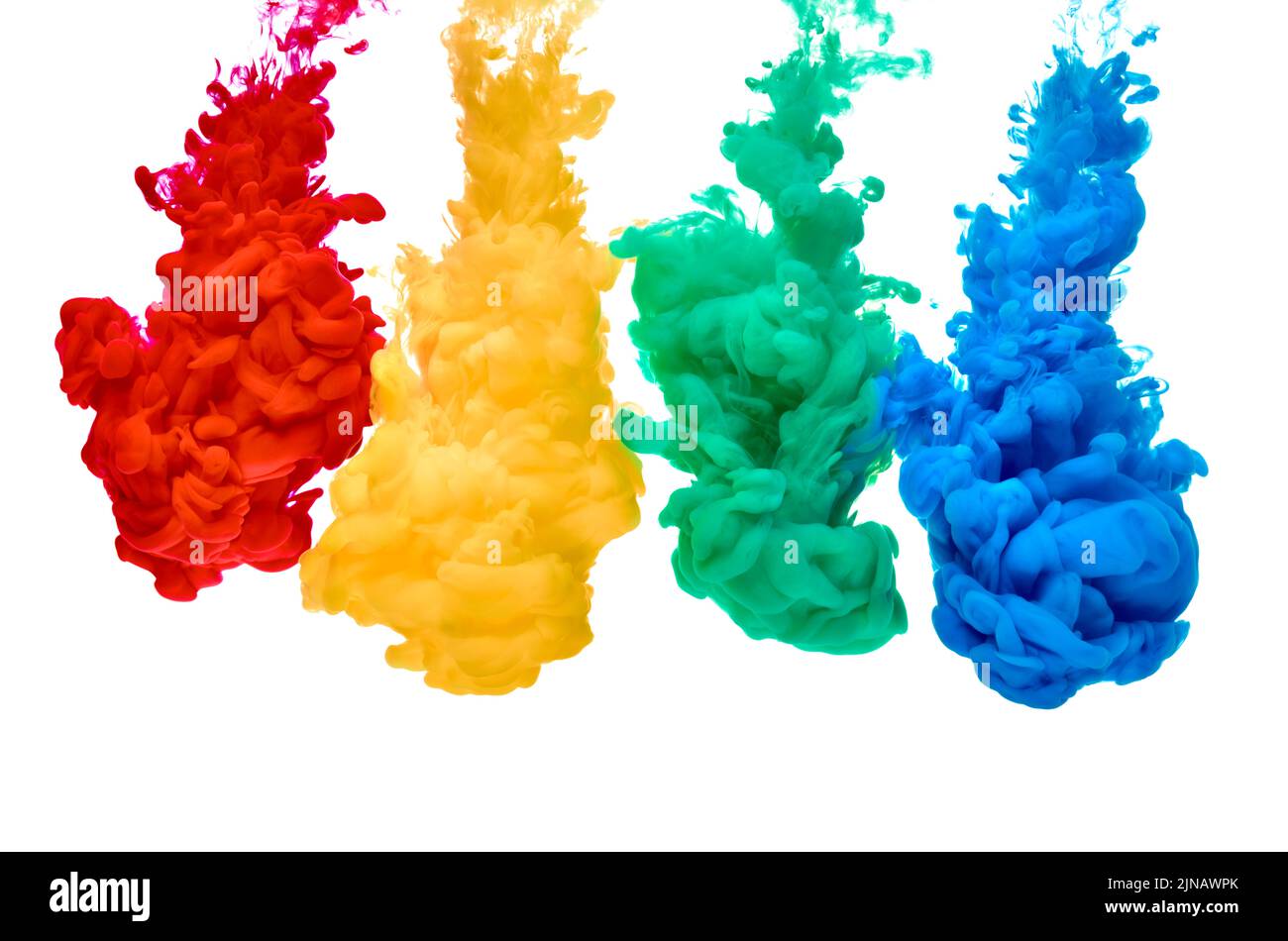 Green red liquid flow in Cut Out Stock Images & Pictures - Alamy