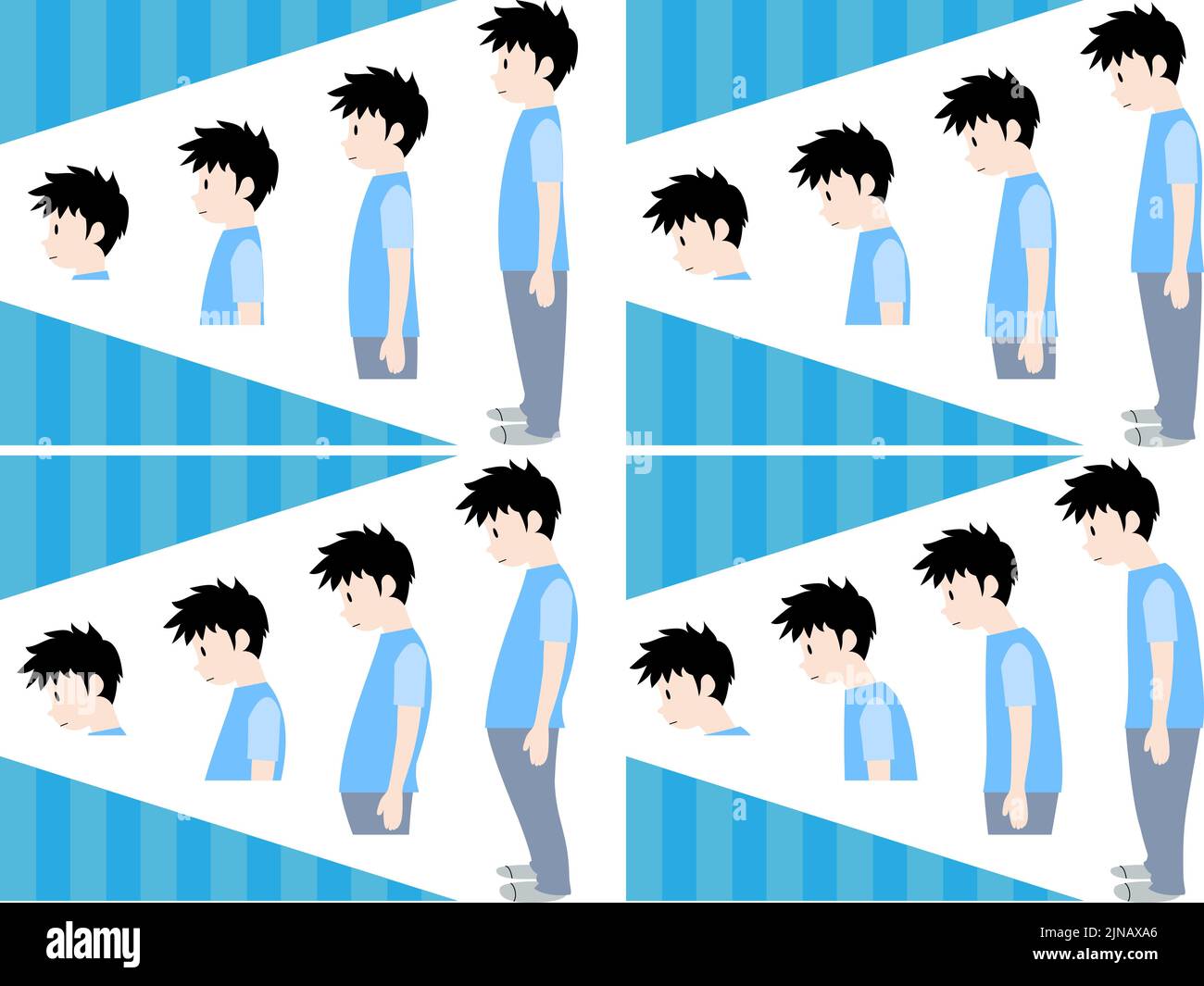 Good posture and bad posture Stock Vector Image & Art - Alamy