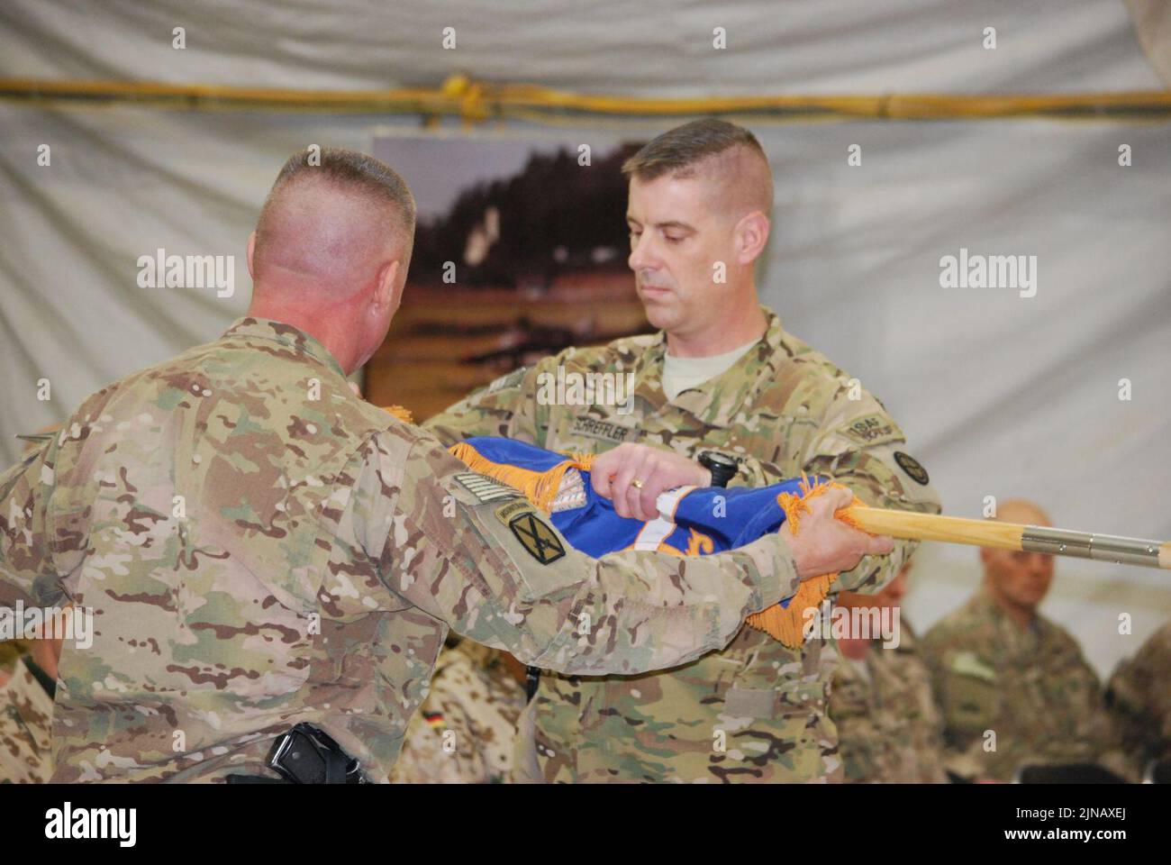 Task Force Reaper cases its colors 140124 Stock Photo - Alamy