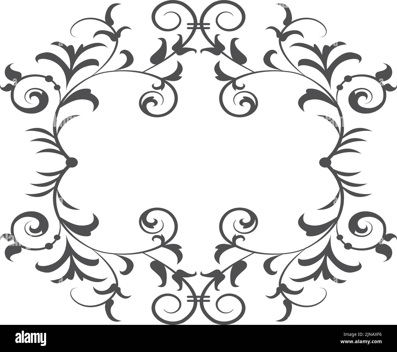 Decorative book page frame hi-res stock photography and images - Alamy