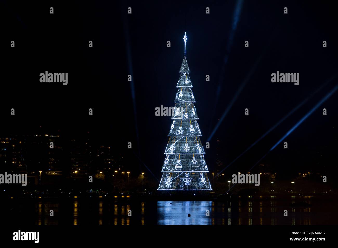 Inauguration of the Christmas tree of Rodrigo de Freitas Lagoon - Rio ...