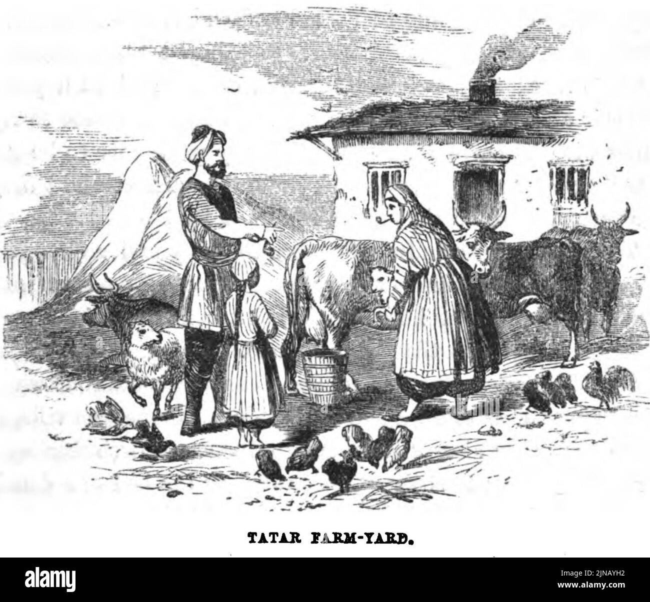 Tatar Farm-Yard. Edmund Spencer. Turkey, Russia, the Black Sea, and ...