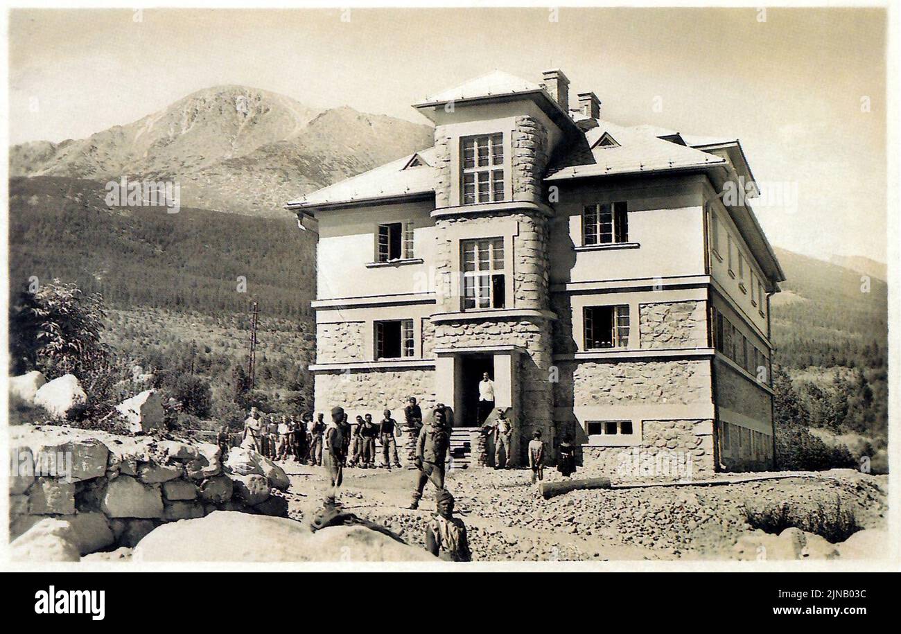 Tatranské Zruby minulosť (4 Stock Photo - Alamy