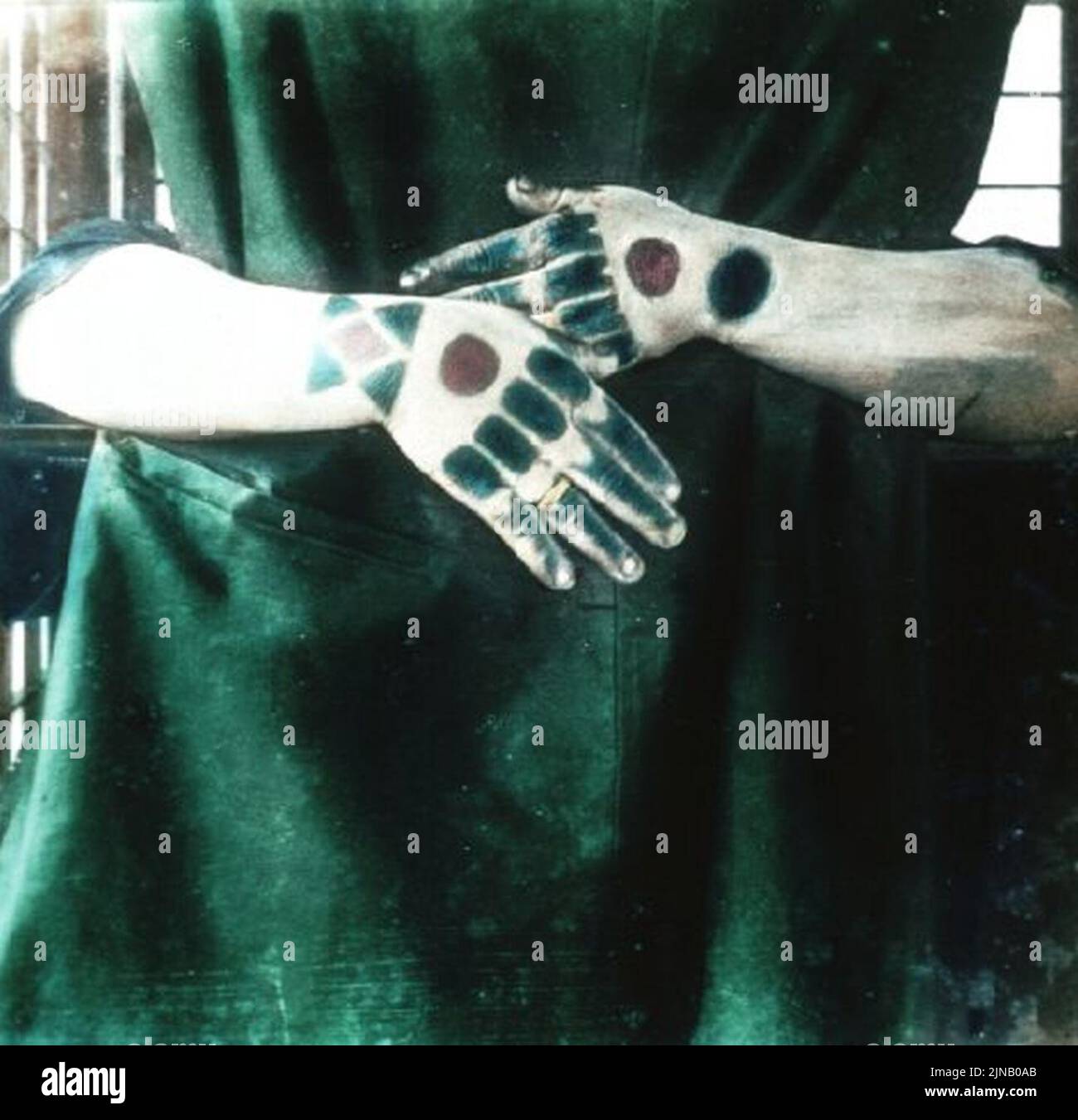 Tattoo-marks on the hands of Loo Chooan Women Stock Photo - Alamy