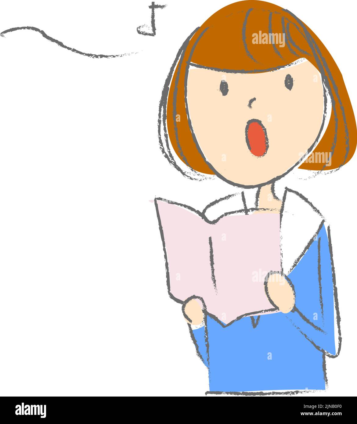 Singing national anthem Cut Out Stock Images & Pictures - Alamy