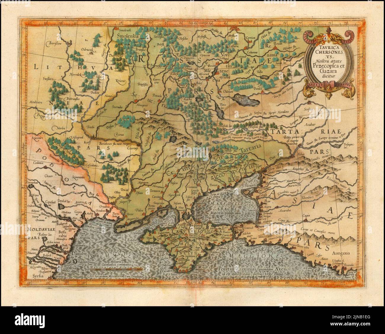 Taurica Chersonesus. Nostra aetate Przecopsca, at Gazara dicitur Stock ...