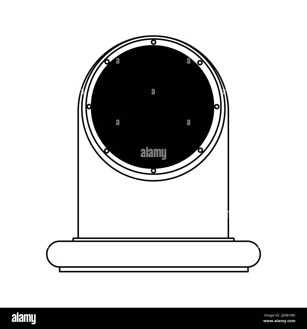 Air vent vector illustration icon conditioning outline. Ventilation ...