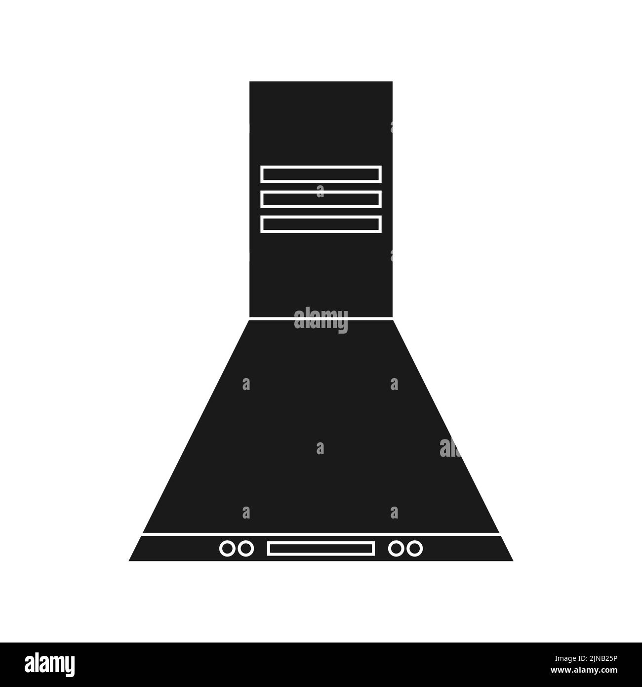 Stainless steel oven hood Stock Vector Images - Alamy