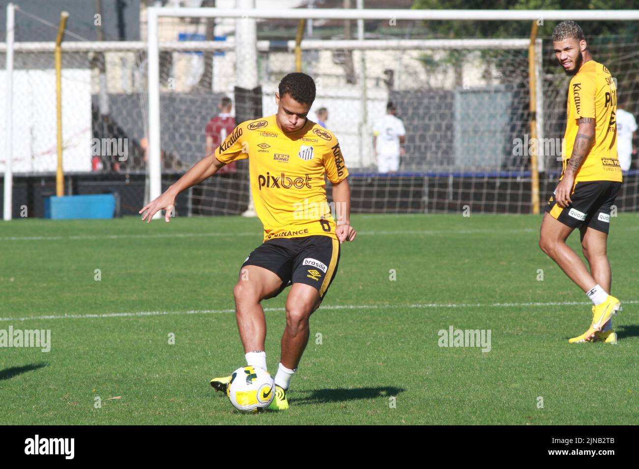 SP - Santos - 10/08/2022 - SANTOS F.C., TREINO - Sandry jogador do ...