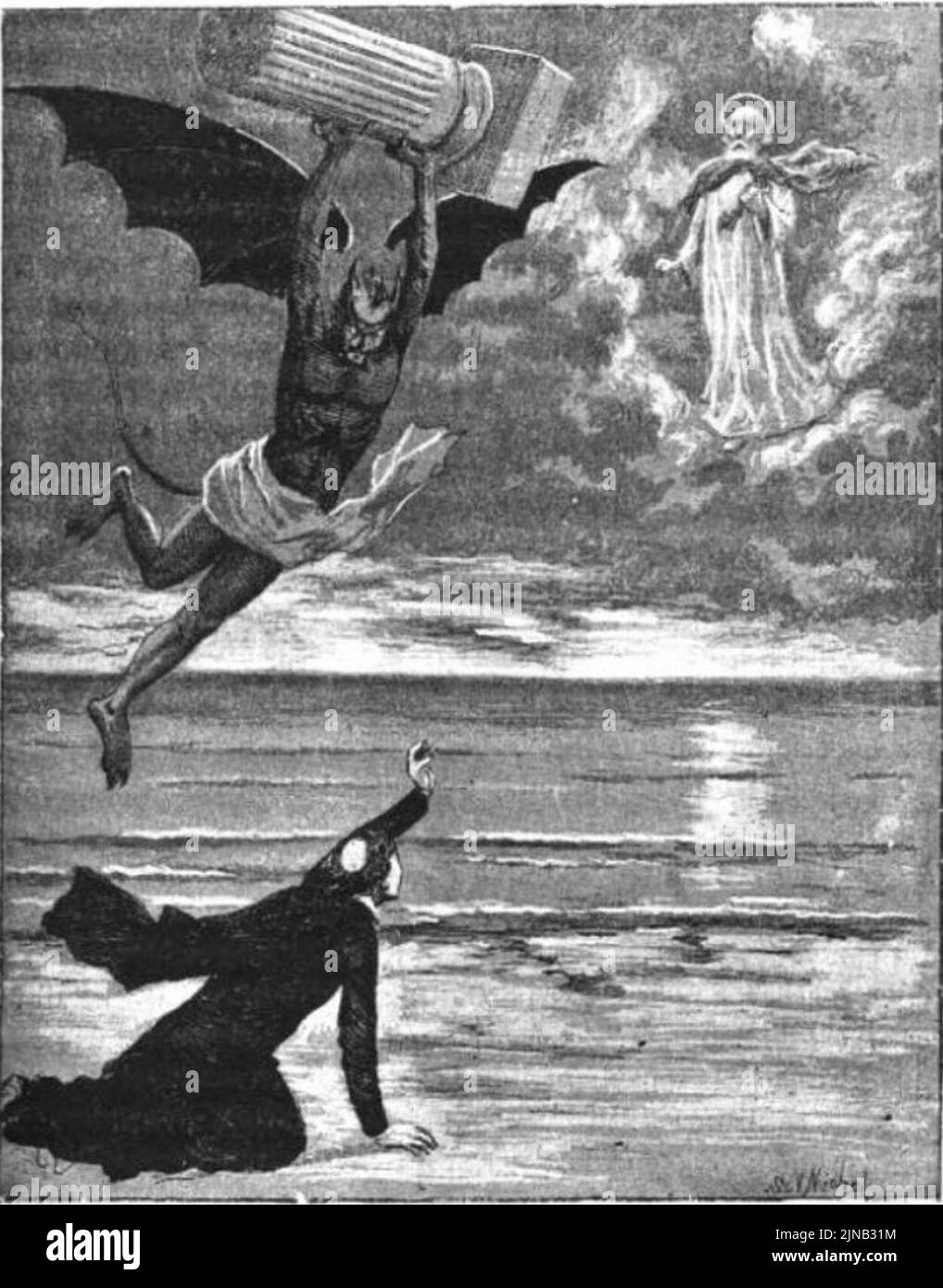 Taxil, Hacks, Le Diable au XIXe siècle, p721 Stock Photo - Alamy