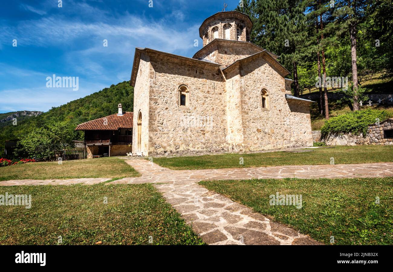 Orthodox Christian Monastery. Serbian Monastery of the Holy Trinity ...