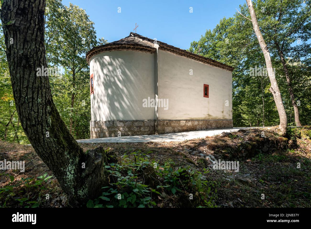 Orthodox Christian Monastery. Serbian Monastery Ilinje (Manastir Ilinje ...