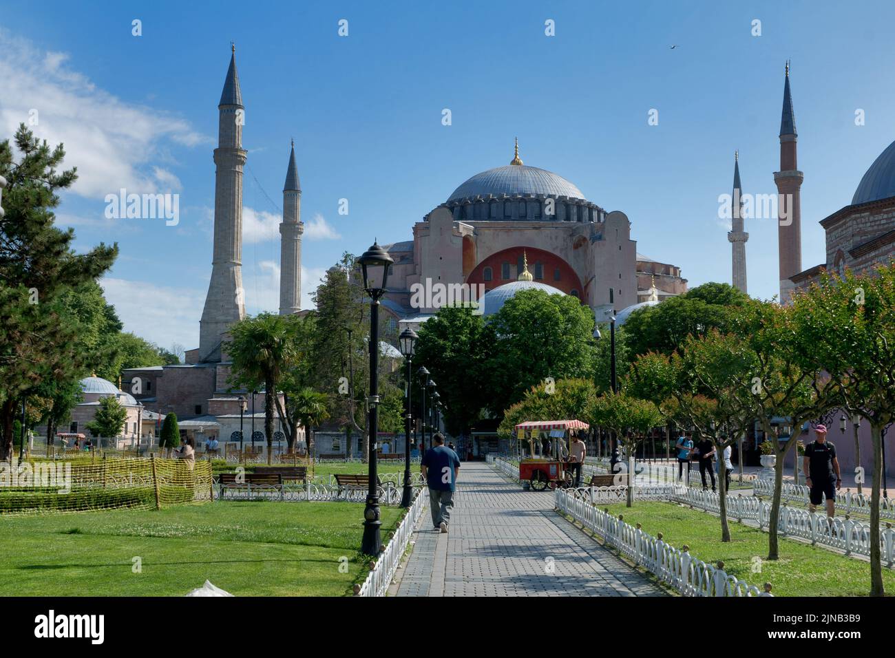 Istanbul, Turkey: Blue Mosque, also known as Sultan Ahmed Mosque. It is an Ottoman-era ...