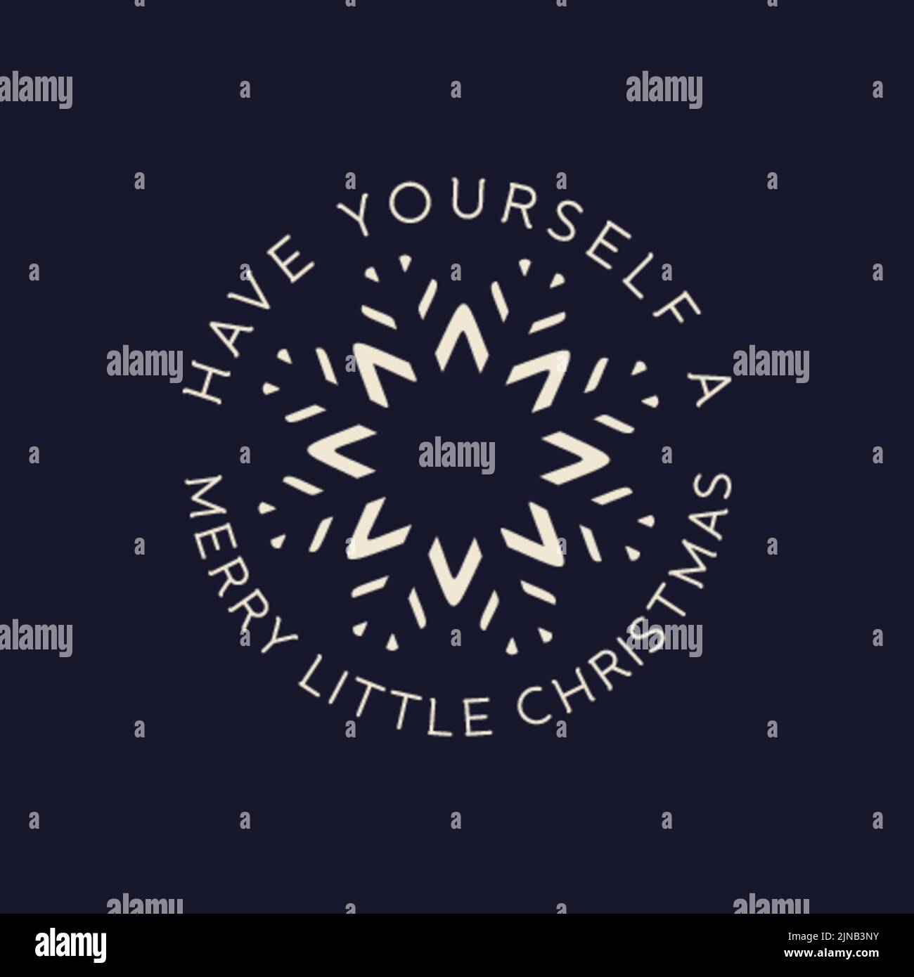Merry Christmas lettering design on dark background. Holidays quote ...