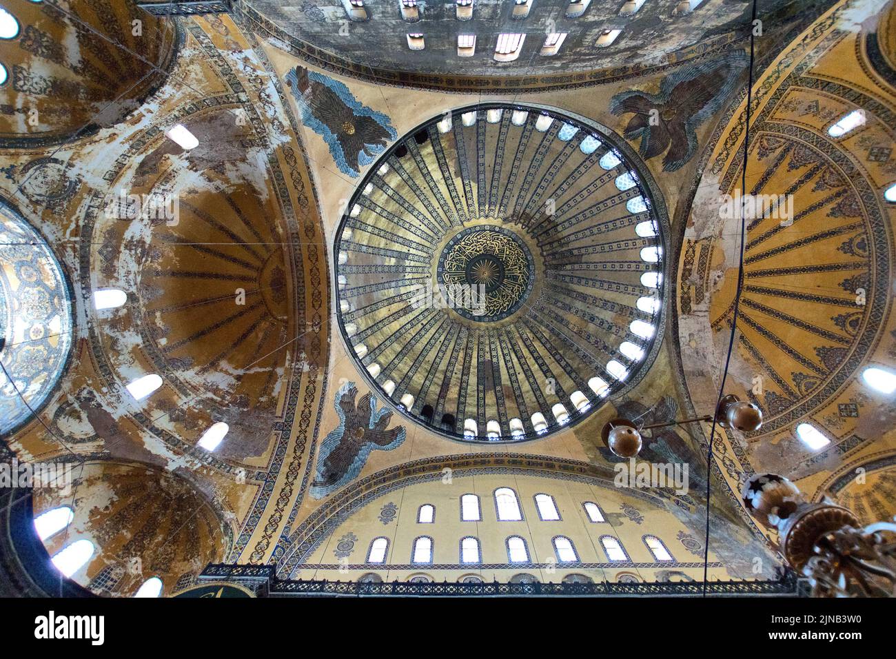 Istanbul, Turkey: Hagia Sophia from the inside. Built by the eastern ...