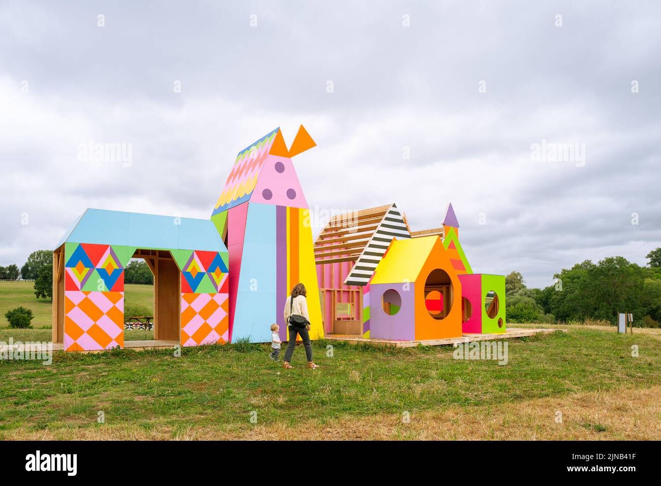 An art installation at Compton Verney art park, by artist Morag ...