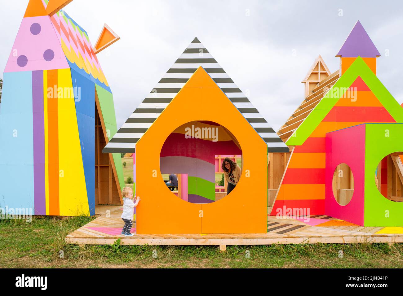 An art installation at Compton Verney art park, by artist Morag ...