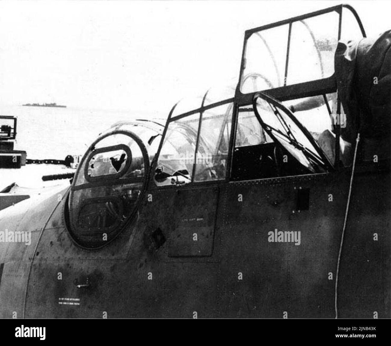 TBF turret Midway 1942 Stock Photo - Alamy