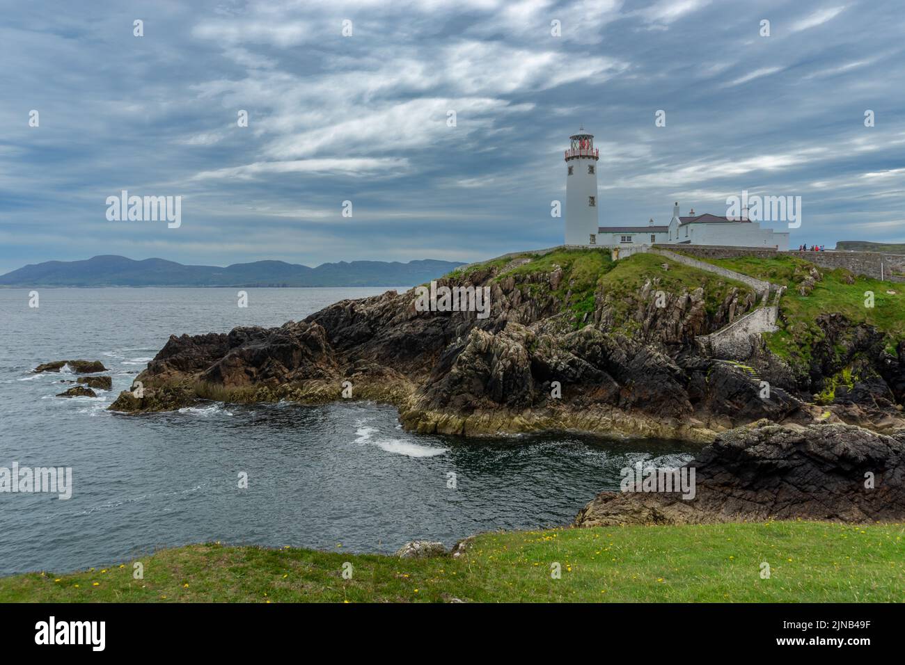 A view of Fanad Head Lighthouse and Peninsula on the northern coast of ...