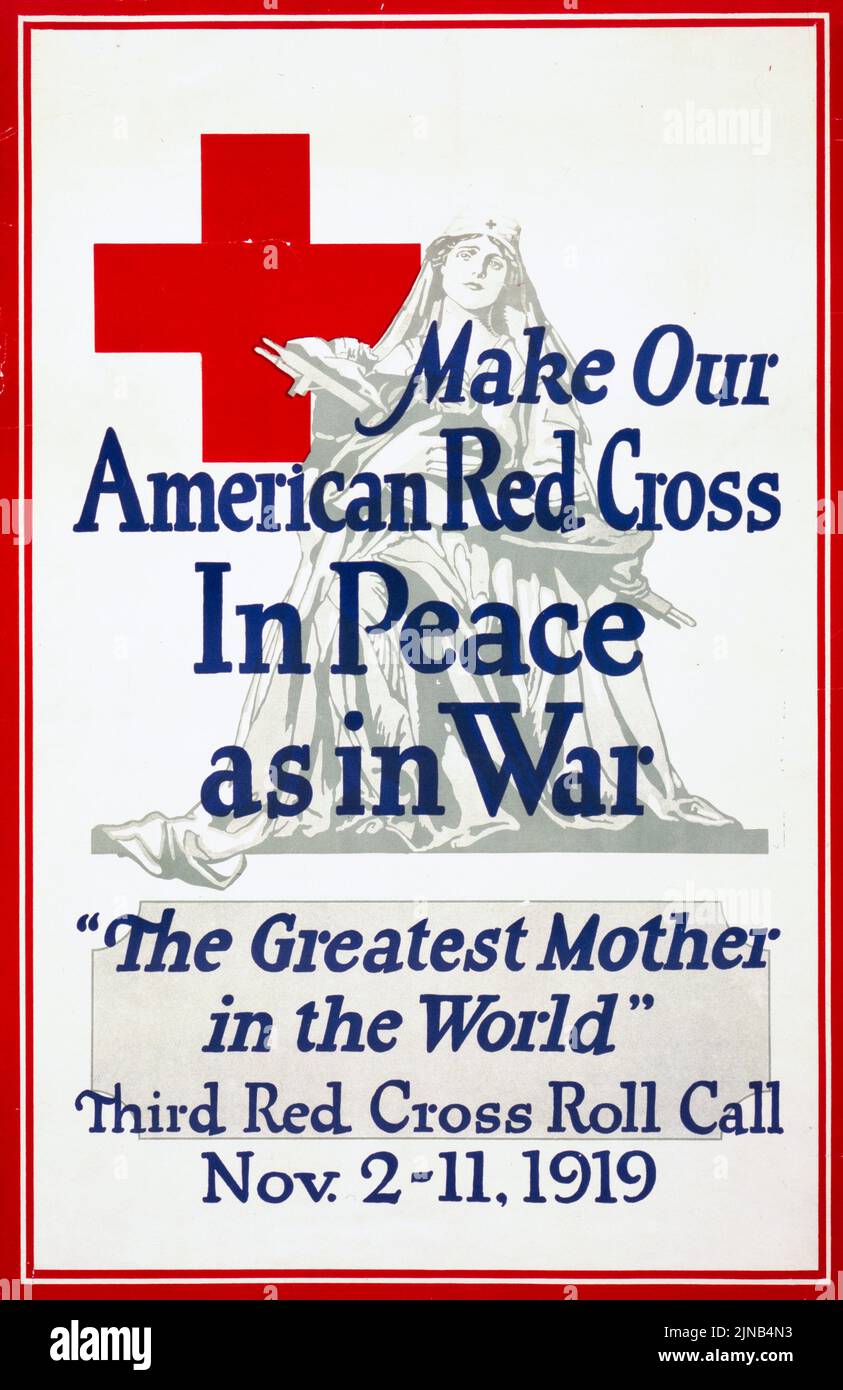 American red cross in world war 1 hi-res stock photography and images ...