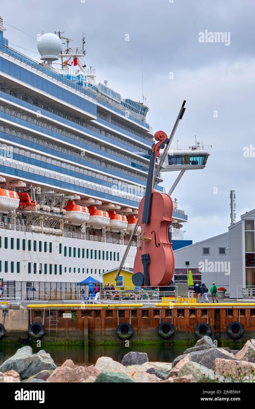 A landmark on the Sydney Nova Scotia waterfront, the Big Fiddle is seen ...