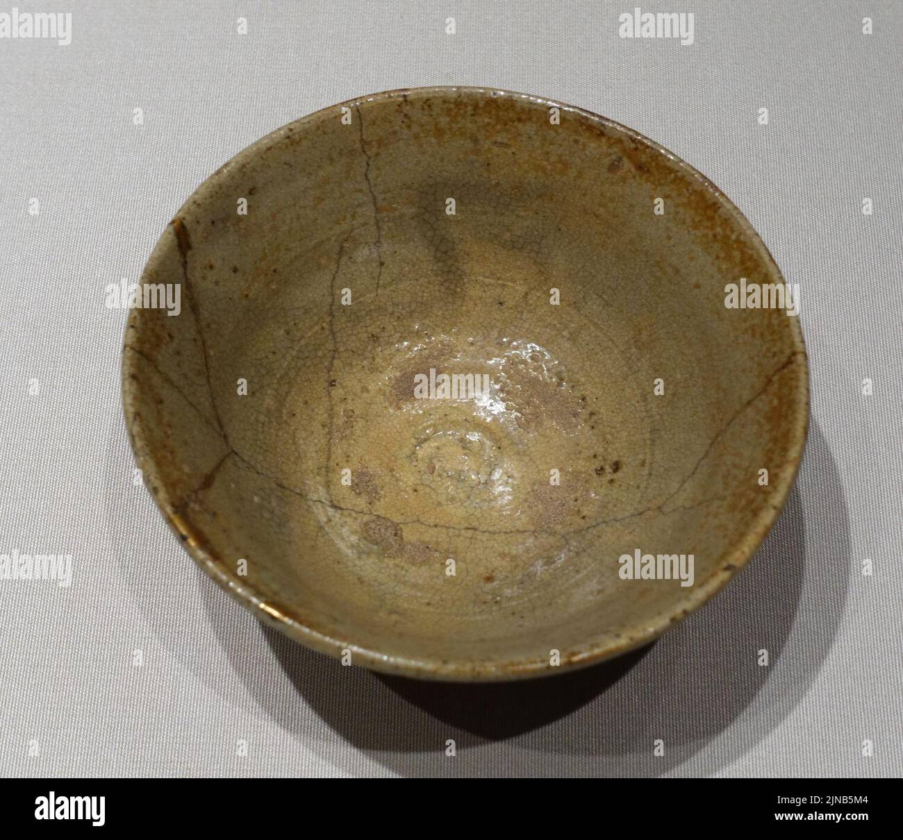 Tea bowl, Koido type, Korea, Joseon dynasty, 1500s AD, ceramic Stock ...
