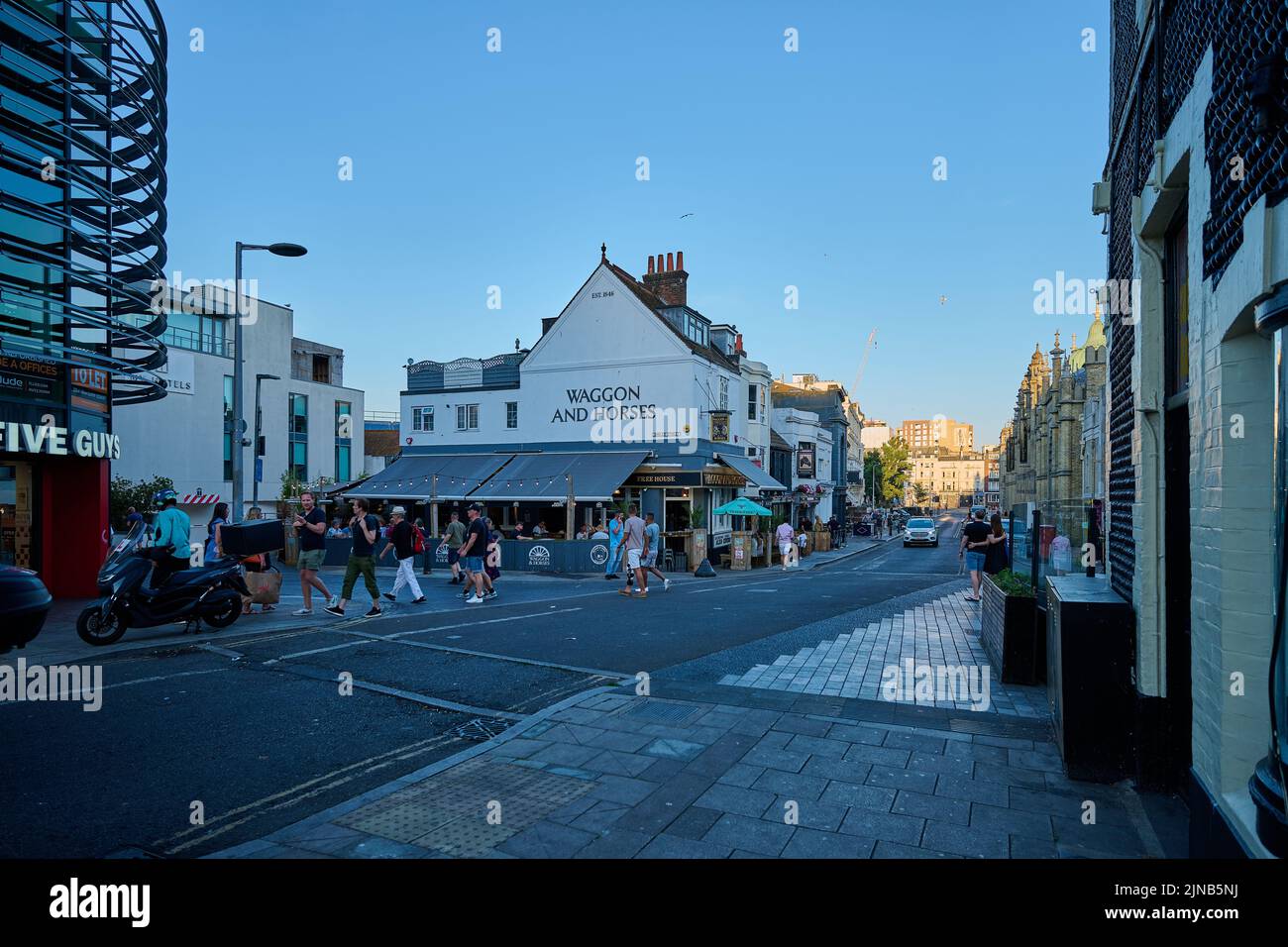 On the streets of Brighton Stock Photo - Alamy