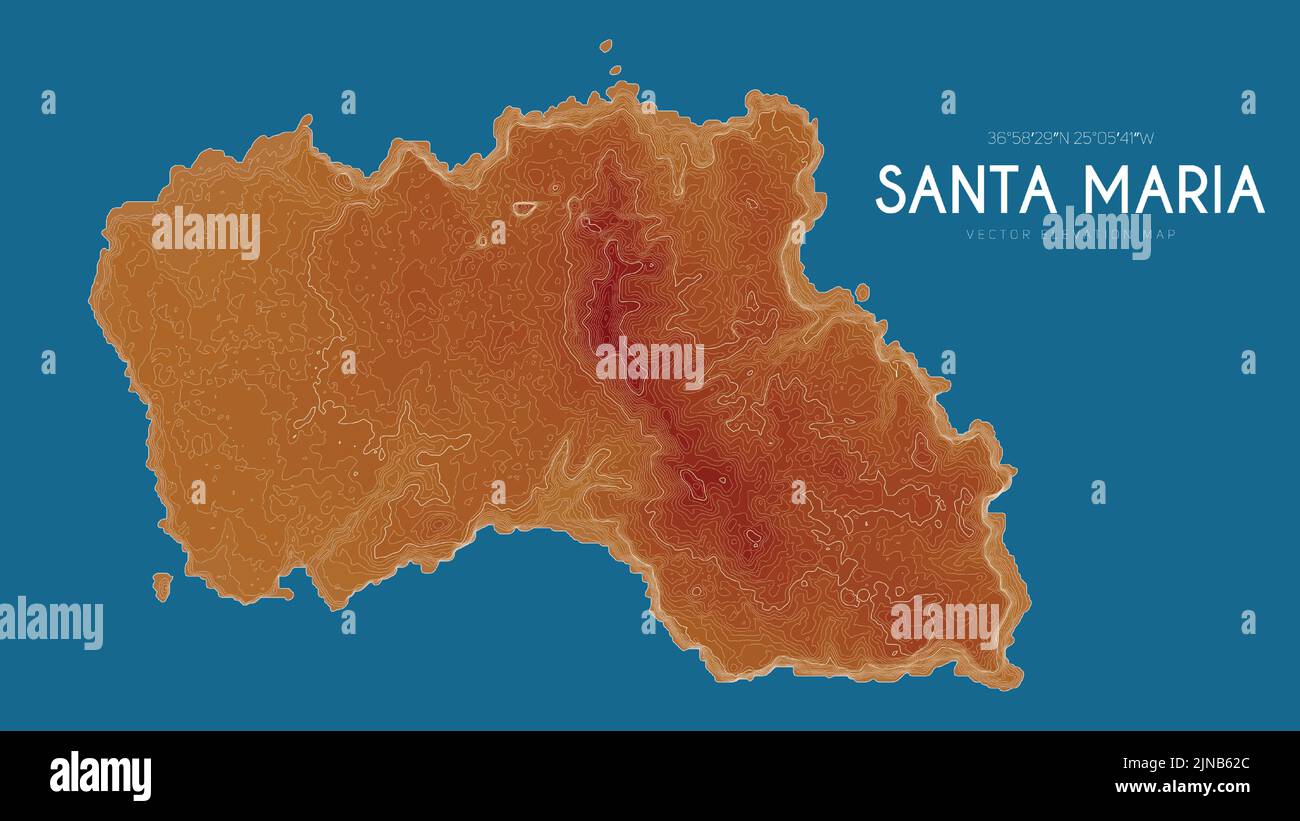 Map of azores islands Stock Vector Images - Alamy
