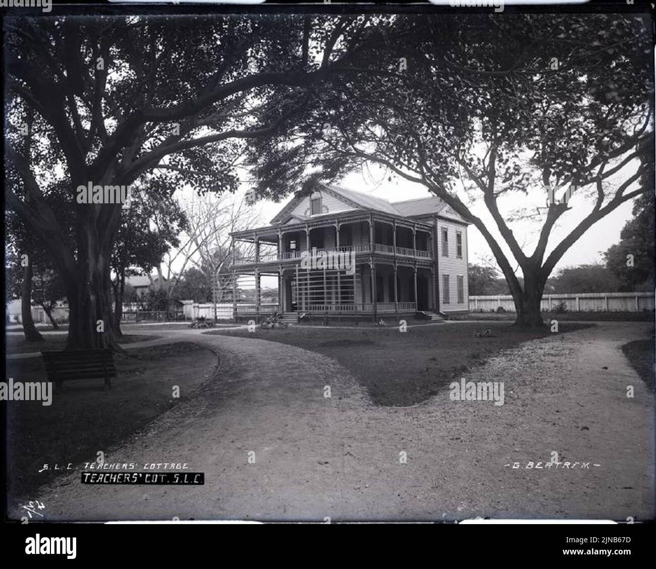 Teacher's Cottage, Saint Louis College, (06 Stock Photo - Alamy