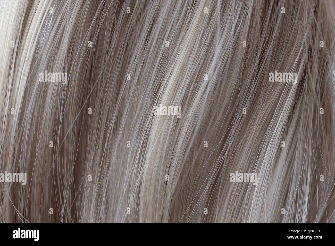 Gray curly hair texture closeup. Light gray hair background Stock Photo ...