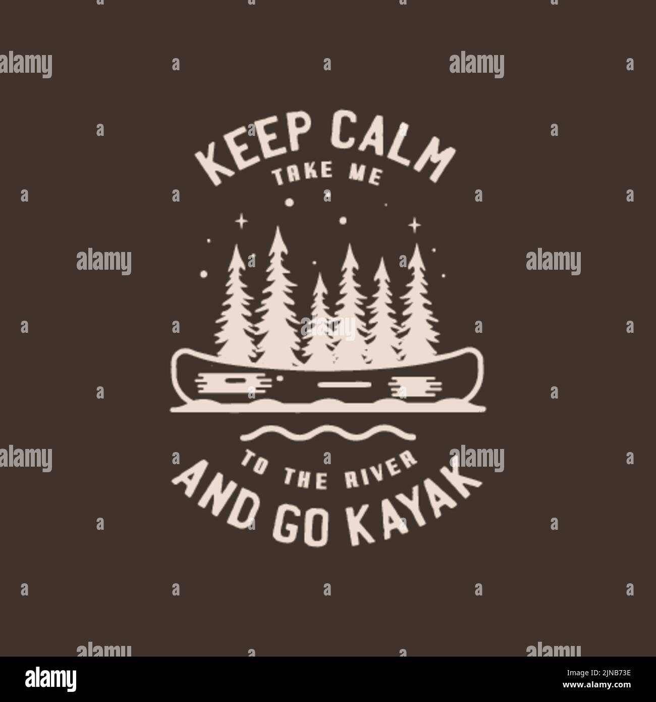 Camping adventure badge design in line art style. Summer outdoors t ...