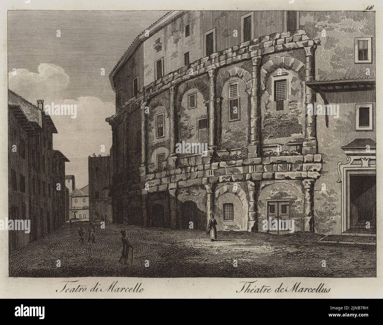 Teatro di Marcello - Li Monumenti Piú Celebri Di Roma Antica E Moderna ...