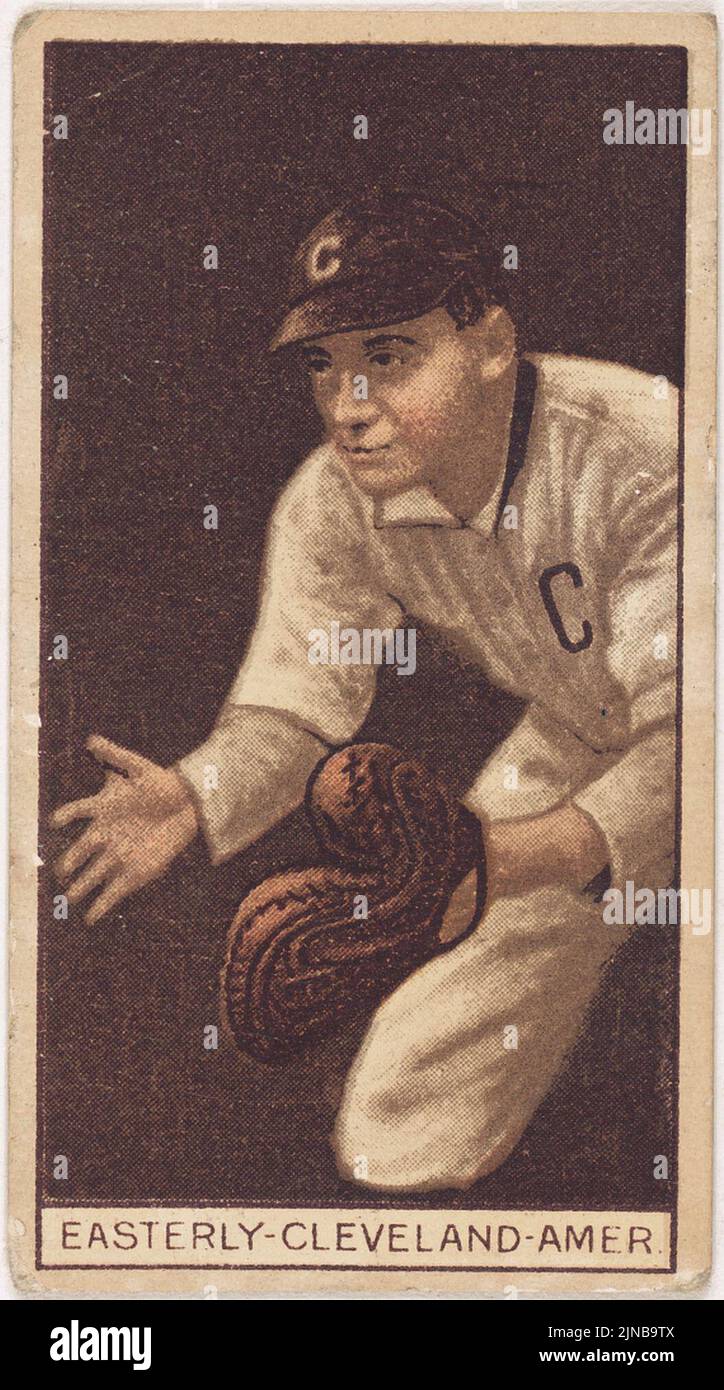 Ted Easterly, Cleveland Naps, baseball card portrait Stock Photo - Alamy