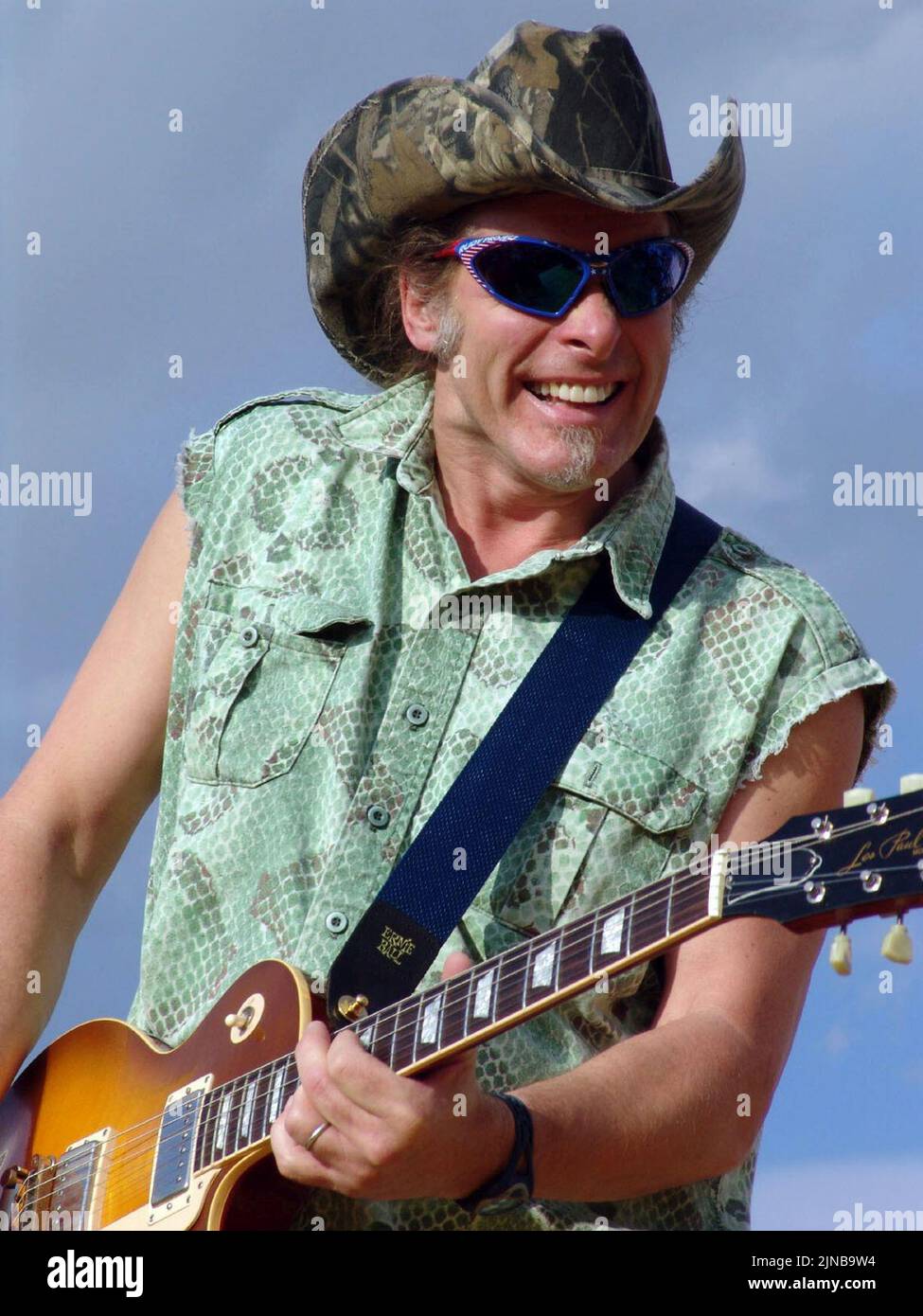 Ted Nugent in concert Stock Photo - Alamy