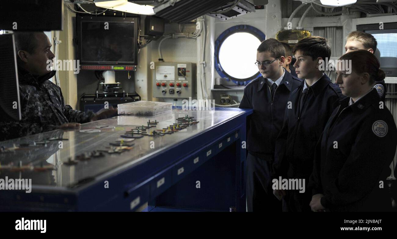 Teenagers of Arlington High School’s Air Force Junior Reserve Officer ...